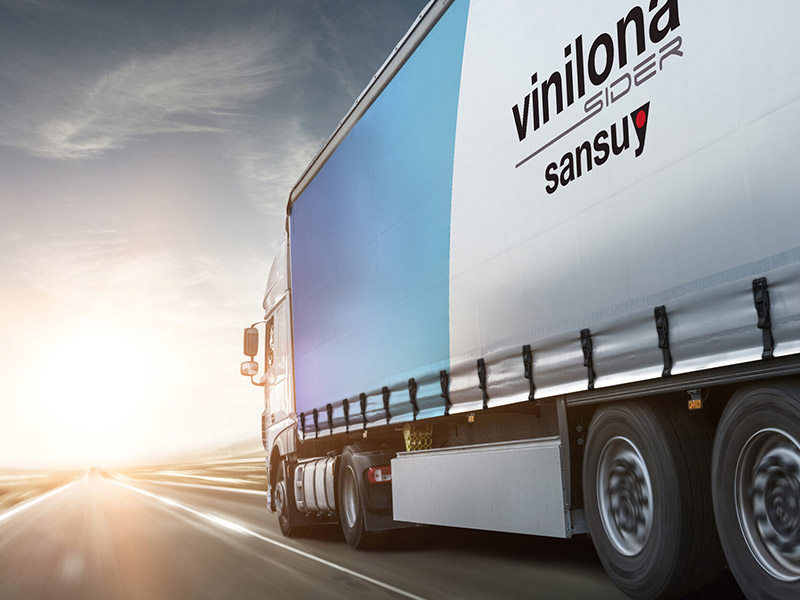 Vinilona: lona de caminhão e sistema para enlonamento de caminhão